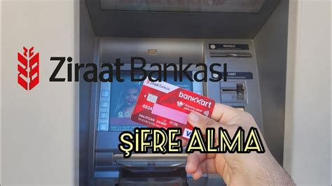 ZİRAAT BANKASI KART ŞİFRESİ ALMA YouTube