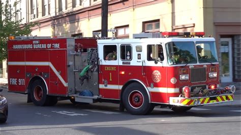 Harrisburg Bureau Of Fire Engine Responding Youtube