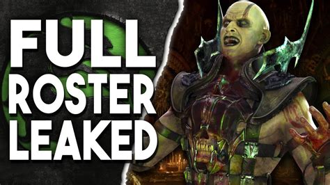 Mortal Kombat Biggest Leak Yet Entire Roster Gets Leaked On Twitter