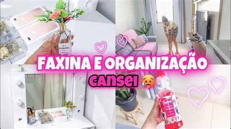 DIA DE FAXINA CASA LIMPA E ORGANIZADA Cansei De Limpar A Casa