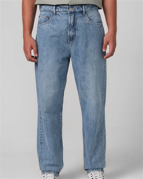 Riachuelo Calça jeans masculina wide leg denim claro Pool by Riachuelo