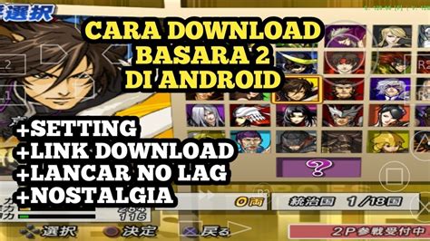 Cara Main Game Basara Di Android Setting Youtube