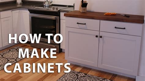 How To Build Simple Kitchen Cabinets