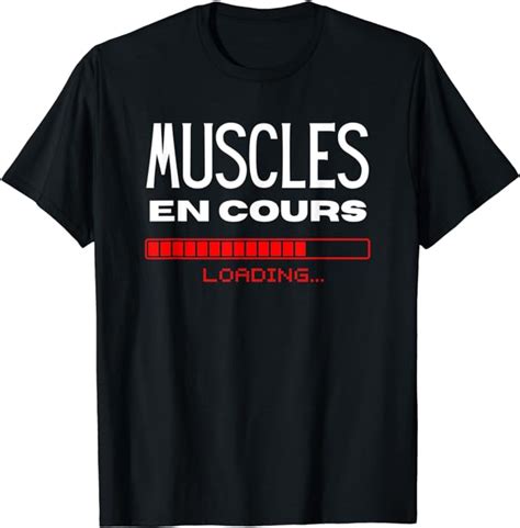 Homme Muscles En Cours Humour Musculation J Peux Pas J Ai Muscu T Shirt