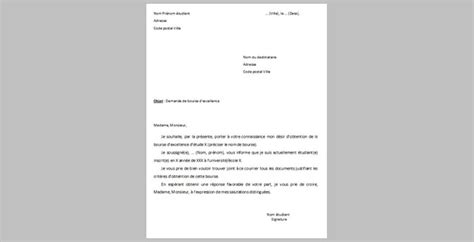 Modèle De Lettre De Motivation bourse D études Exemple Lettre De