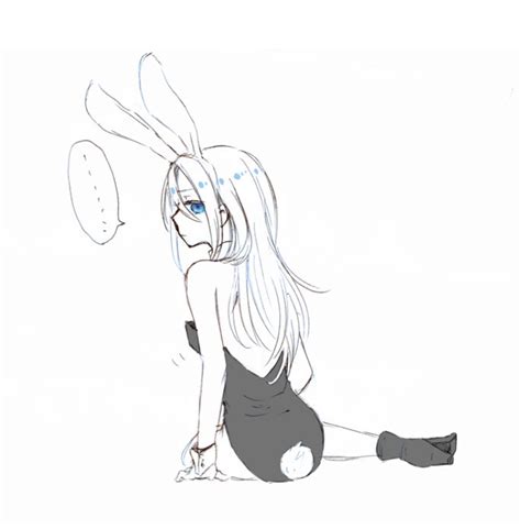 1girls Angels Of Death Blonde Hair Blue Eyes Bunnysuit Rachel Gardner Satsuriku No Tenshi