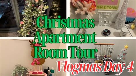 Christmas Apartment Room Tour Vlogmas Day Youtube