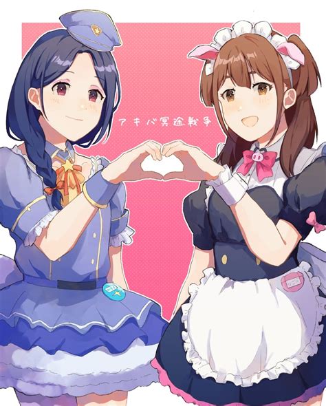 Wahira Nagomi And Nerula Akiba Maid Sensou Drawn By Higure Danbooru