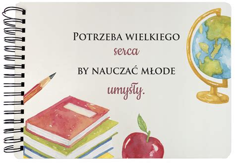 PREZENT NA DZIEŃ NAUCZYCIELA ALBUM ZDJĘCIA NADRUK DLA Z NADRUKIEM