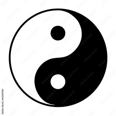 Yin Yang Symbol Isolated On Transparent Background Yinyang Icon Png