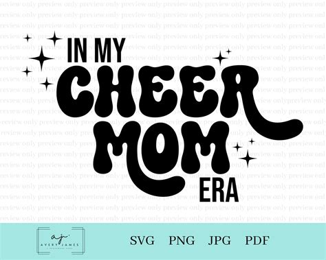 In My Cheer Mom Era Svg Cheer Mama Svg Png Era Svg Cheer Etsy Portugal