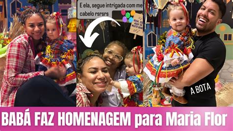 Virgínia Fonseca MARIA FLOR GANHA HOMENAGEM DA BABÁ no mesversario