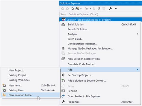 How To Include Folder In Visual Studio Project Templates Sample