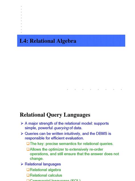 02 relational algebra pdf relational model databases