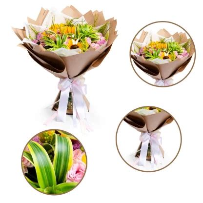 Buquê de Flores Nobres Classic Premium Floricultura em Franca