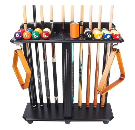 GSE Floor Stand Billiard Pool Cue Racks Holds 10 Pool Cue Sticks 2