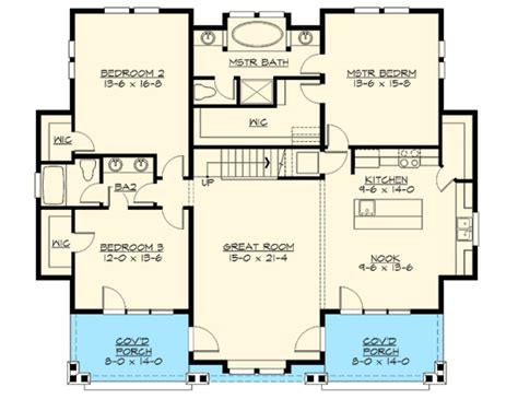 Attractive Bedroom Rambler Jd Architectural Designs House