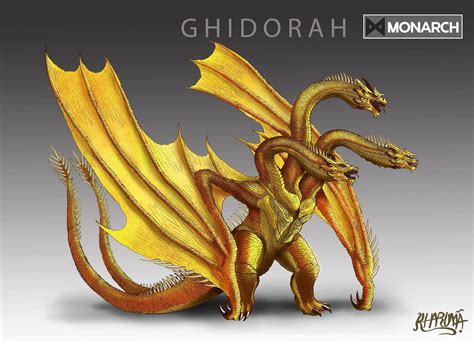 King Ghidorah Fan Art Godzilla Godzilla Godzilla Vs King Ghidorah