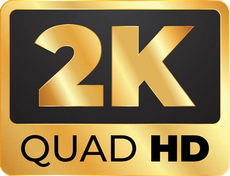 K Resolution Logo Icon Video Or Screen Resolution Icons Gold Text