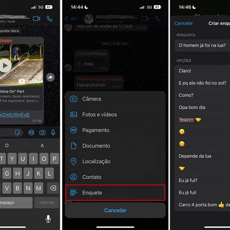 WhatsApp libera função de criar enquetes saiba como usar