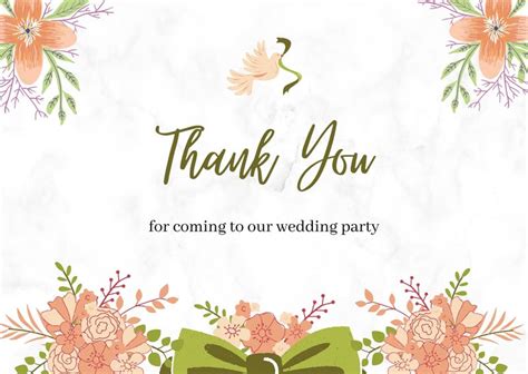 Printable Customizable Thank You Card Templates Canva