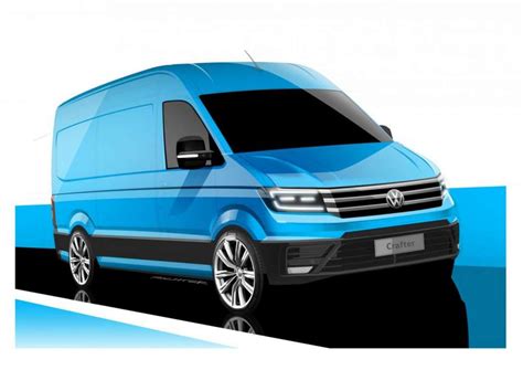 Neuer VW Crafter Der große Bulli Bruder Lieferwagen Vans und