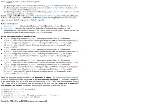 solved write a single python file to perform the following