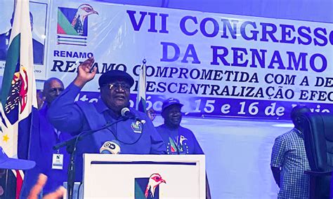 Ossufo Momade reeleito presidente da RENAMO O País A verdade como