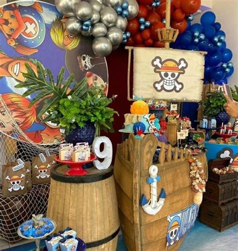 15 Ideas de Decoración Fiesta de Cumpleaños de One Piece バースデーパーティーの