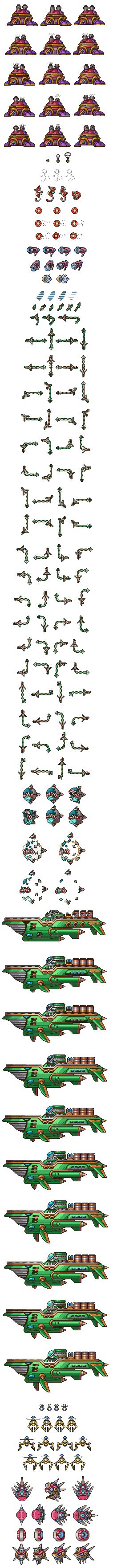 Mega Man X Enemies Sprites