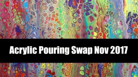 Painting Swap For November 2017 AcrylicPouring