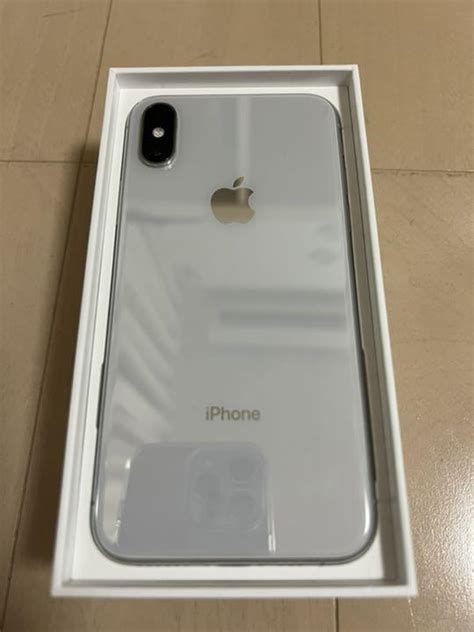 ーション AiPhone XS silver 64 GB SIM フリー 本体 アルミニウ