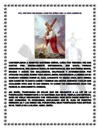 Santo Rosario Para Difuntos Misterios Dolorosos Santo Rosario