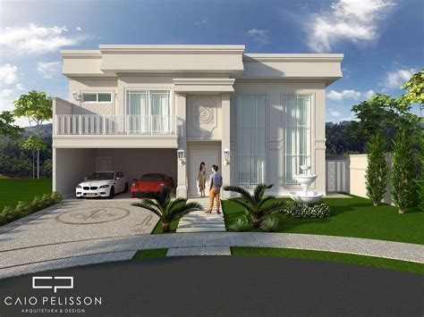 projeto construção casa sobrado alto padrão arquitetura neoclássica New