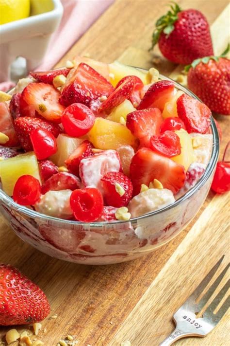 Banana Split Cheesecake Salad Home Made Interest