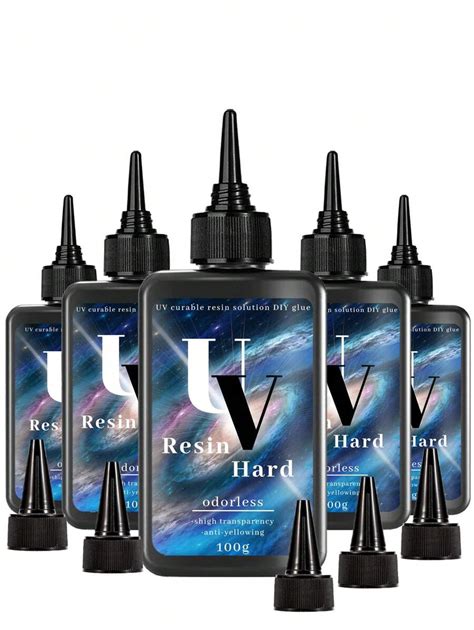 Low Viscosity Crystal Clear Thin UV Resin Kit Quick Curing Low