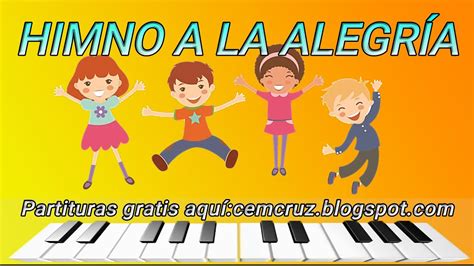 HIMNO A LA ALEGRÍA PIANO TUTORIAL PARTITURA YouTube