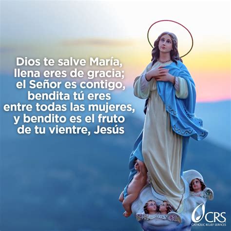 La Poderosa Oracion Del Ave Maria Dios Te Salve Maria Llena Eres De