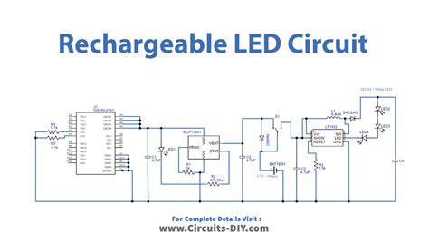 Usb Rechargeable Led Circuit