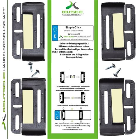Frameless Licence Plate Holder Registration Plate Holder Short Number
