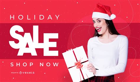 Descarga Vector De Plantilla De Banner De Foto De Navidad
