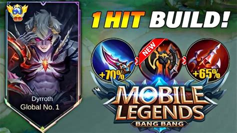 Global Dyrroth New Multiple True Damage Build Best Build And Emblem