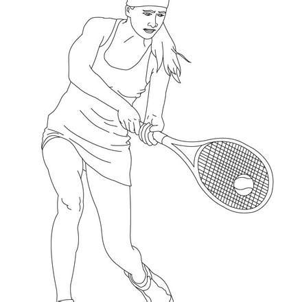 Coloriage TENNIS Coloriages Coloriage à imprimer gratuit fr