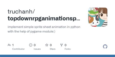 Github Truchanh Topdownrpganimationspritesheetfromscratch Implement