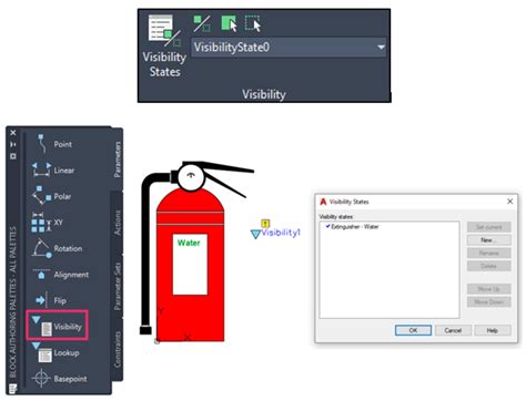 autocad 2022 dynamic blocks visibility states cadline community