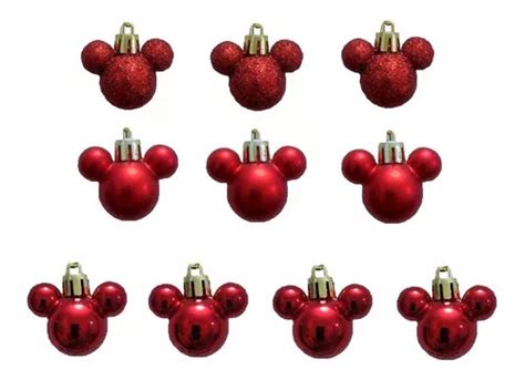 Kit Bolas Enfeite Natal Disney Mickey Minnie Cm Cores Mercadolivre