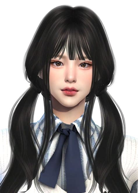 Get More From Musugarr On Patreon The Sims Skin Sims Hair Sims