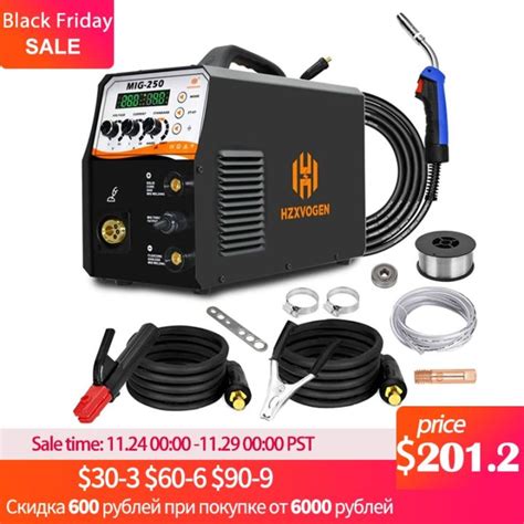 Hzxvogen In Mig Arc Tig Welder Gas Gasless T T V Igbt Mig
