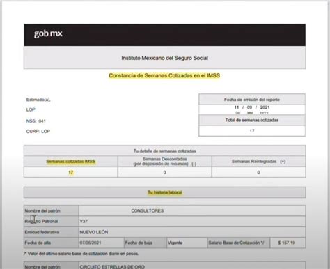 C Mo Saber Mis Semanas Cotizadas En El Imss
