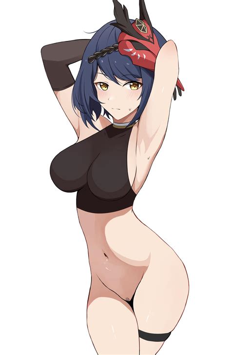 Kujou Sara Coro Fae Genshin Impact Genshin Impact Hentai